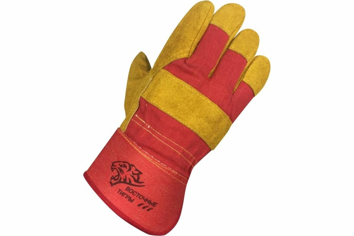 Атлант рысь TDH_ATL_GL_09 Спилковые комбинированные перчатки для сварки и монтажа