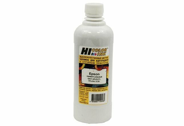 Чернила для Epson универсальные, 0,5л, HI-black, CL.