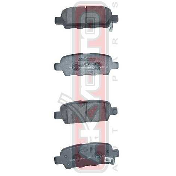 AKYOTO akd-2466 (440608H3X5, 44060AL585, 44060AL586) колодки тормозные дисковые задние Nissan (Ниссан) x-trail nt30