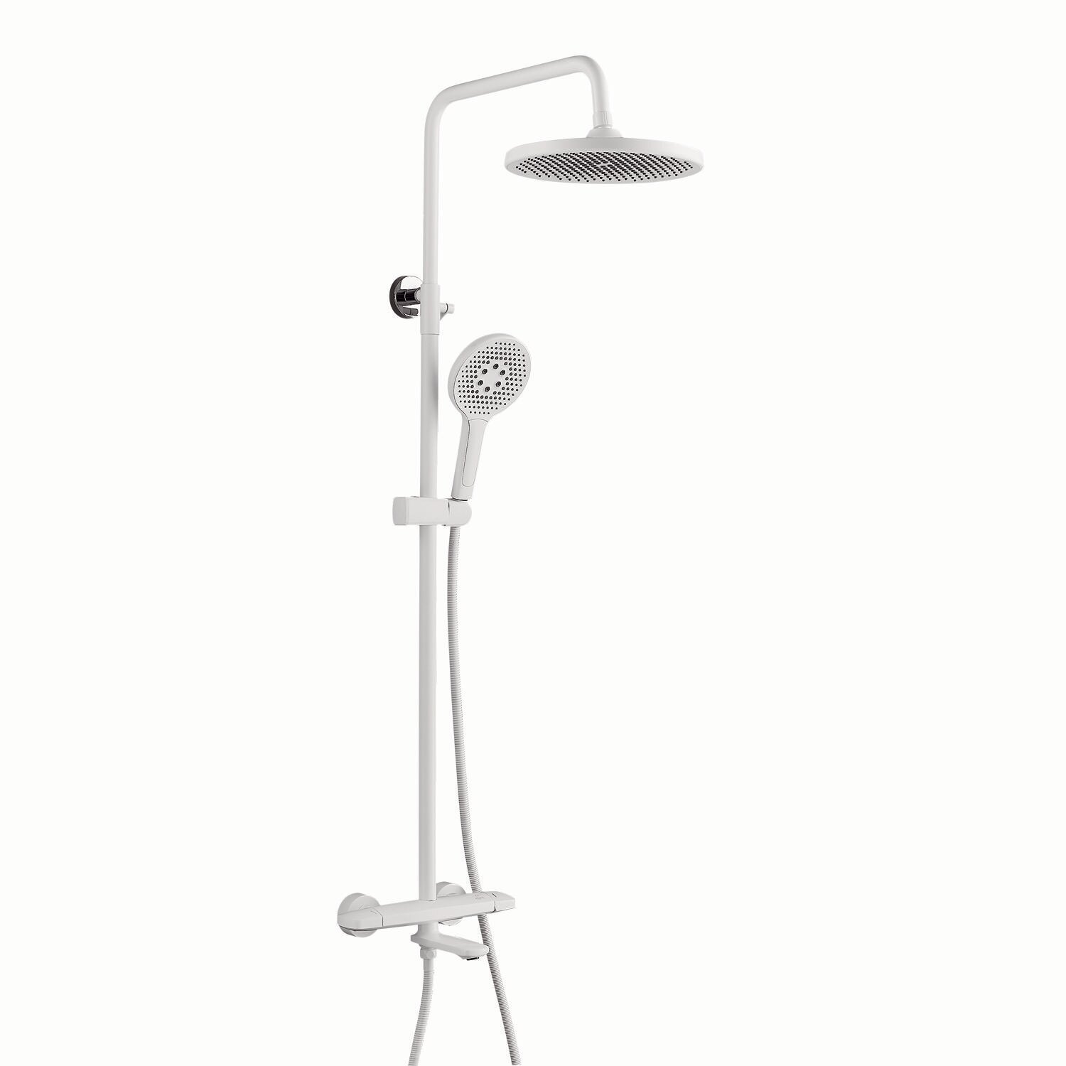 Душевая стойка со смесителем и тропическим душем Rose