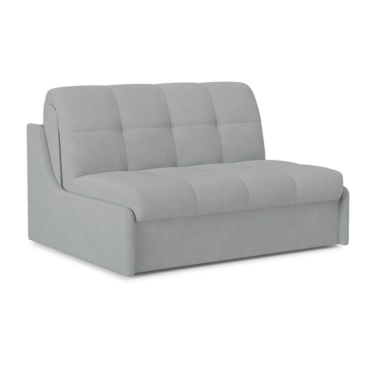 Диван Сток Диванов Кабуки Light серый 192 см, механизм аккордеон на металлокаркасе