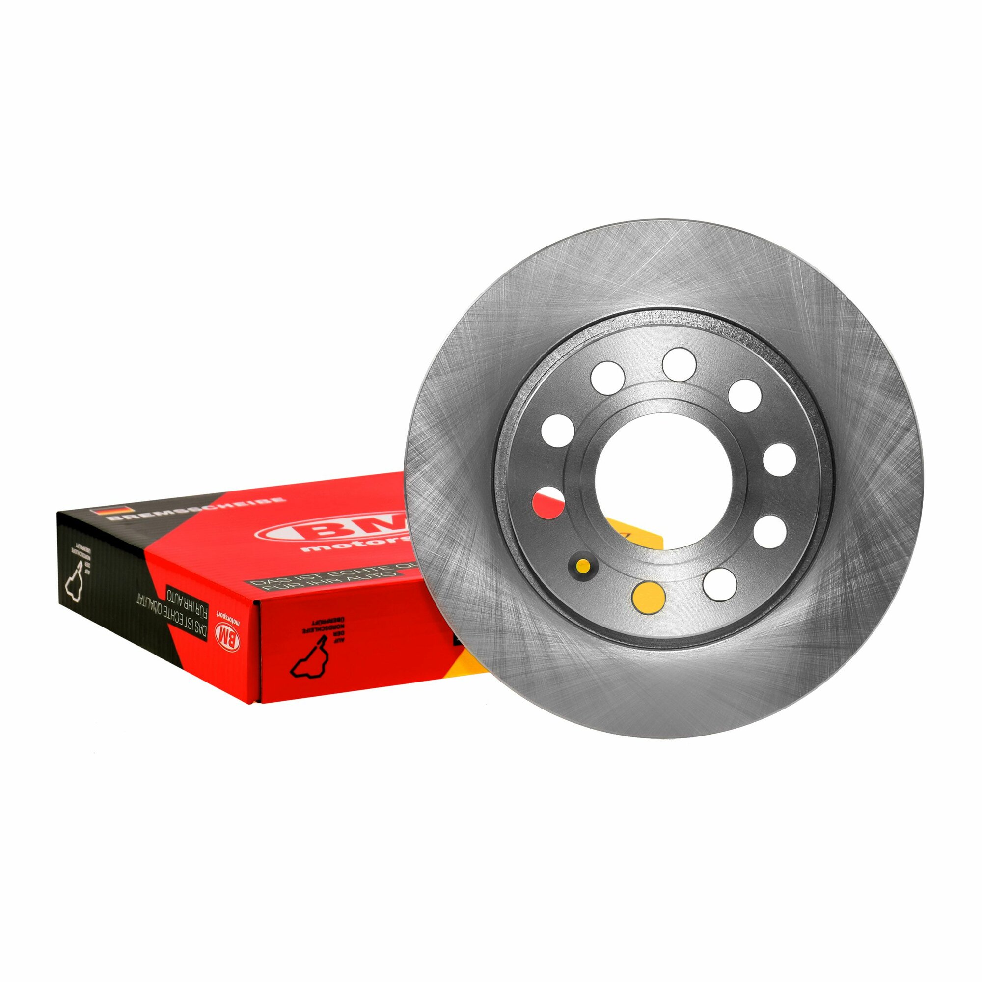 Тормозной диск Bm-Motorsport BD5322, задний, для Audi, Skoda, VW, Jetta, серебристый