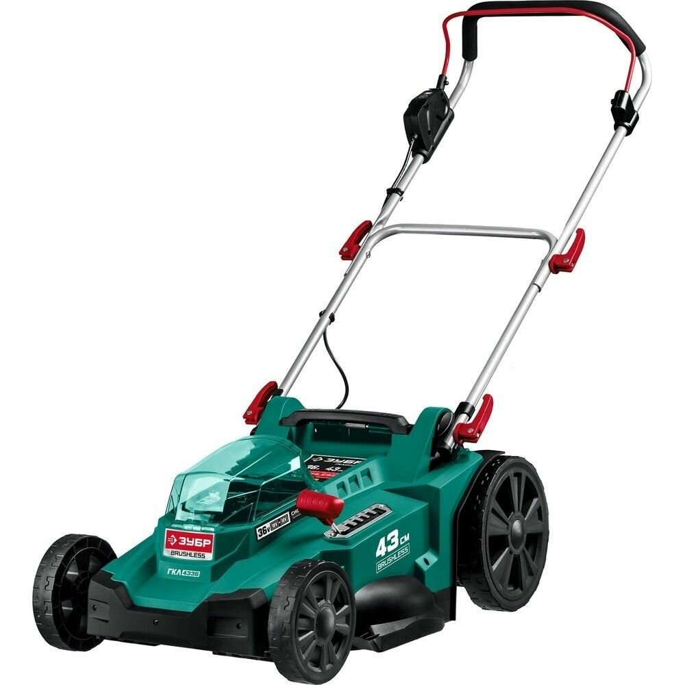 Бесщеточная газонокосилка, 36В, без АКБ, ЗУБР ГКЛ-4336