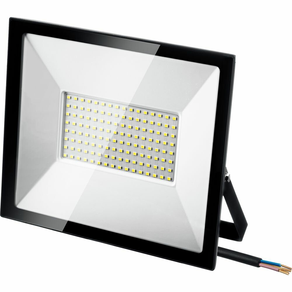 Прожектор светодиодный энергосберегающий, 100 Вт, 9000 Лм, IP65 ЗУБР 57141-100