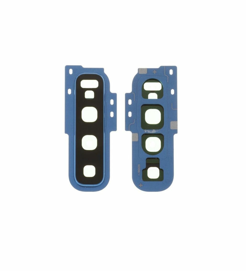 Стекло камеры для Samsung Galaxy S10/S10+ (G973F/G975F) в сборе с рамкой Черный