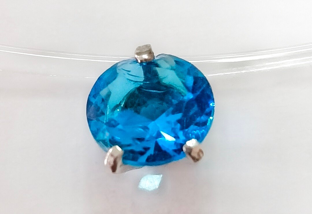 Подвеска, серебро, 925 проба, родирование, фианит