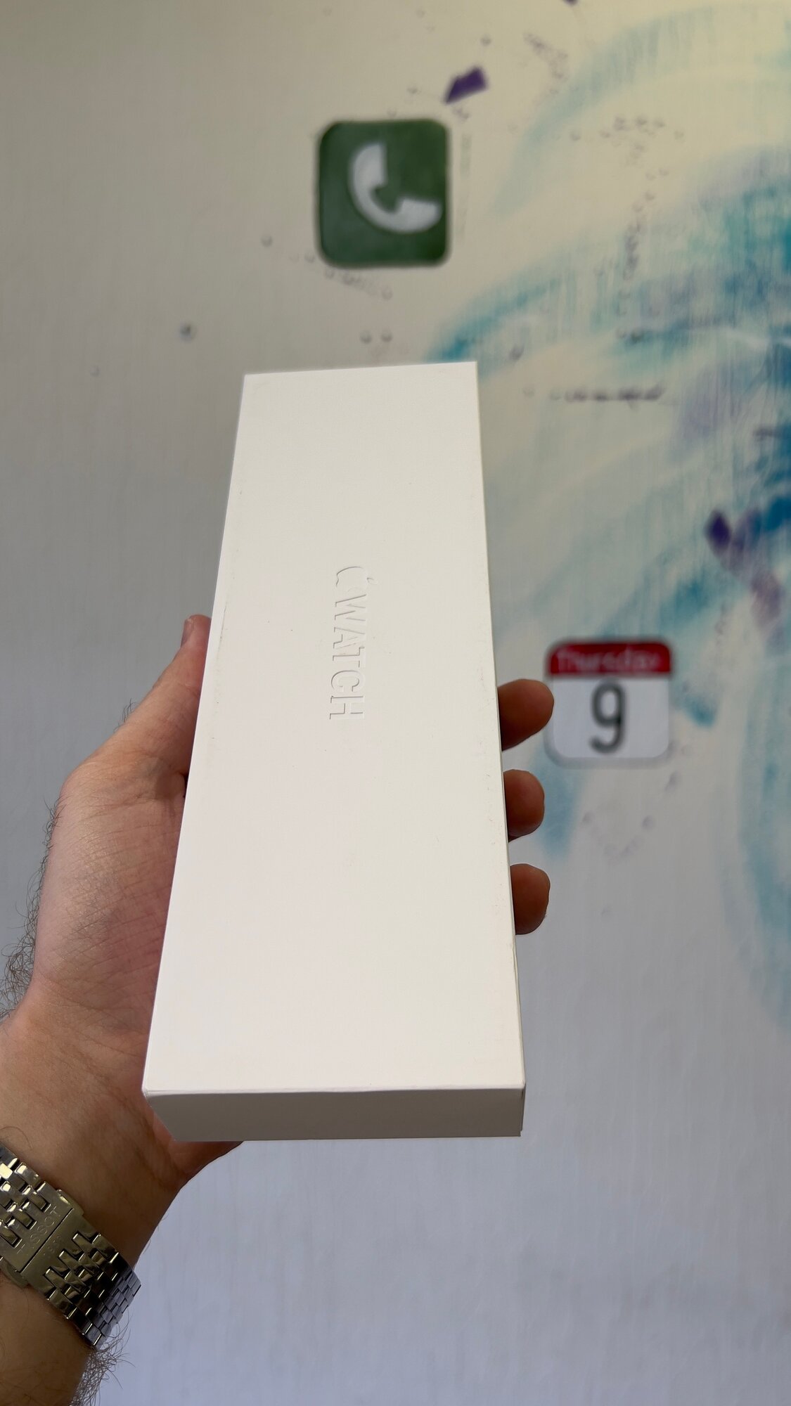 Часы Часы Apple Watch Series 9 45 мм корпус из алюминия цвета тёмная ночь спортивный ремешок цвета тёмная ночь M/L MR9A3