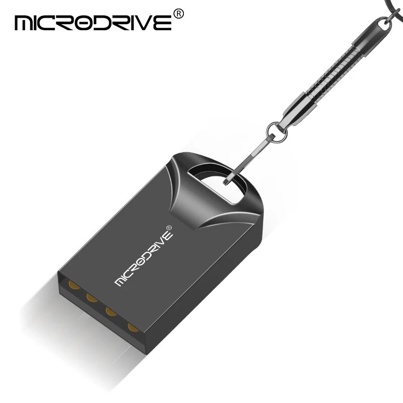 MicroDrive 64 ГБ USB-флешка, черный