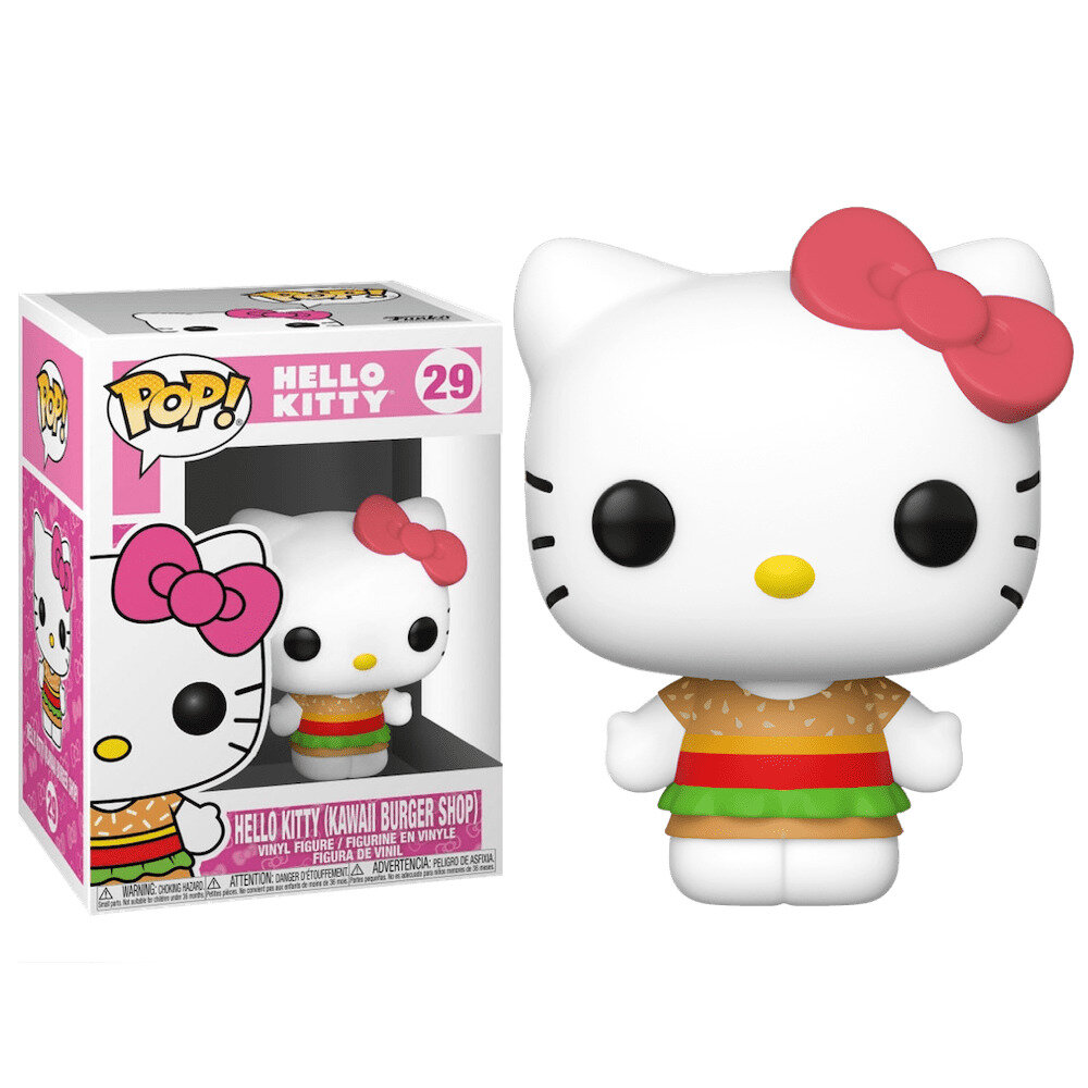 Фигурка Funko POP Hello Kitty KBS Kawaii Burger Shop из серии Hello Kitty Sanrio / Хеллоу Китти Санрио Бургер из Фанко ПОП