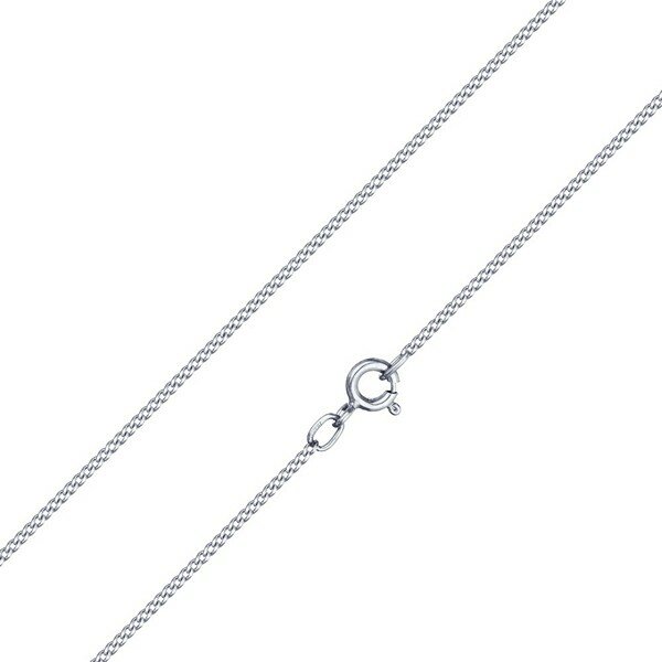 Цепь серебро, 925 проба, родирование