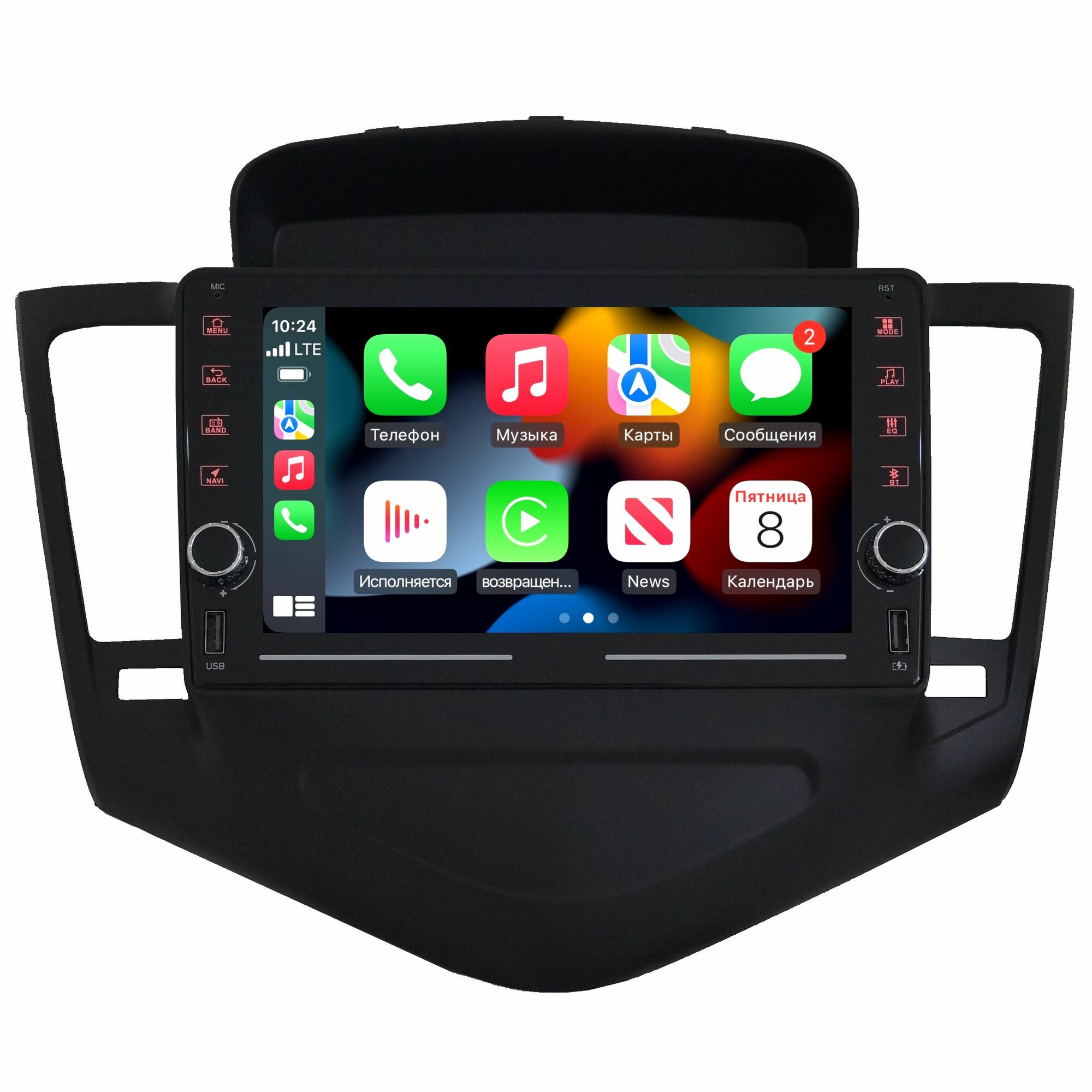 Магнитола R320 Шевроле Круз Chevrolet Cruze 2009-2012 - Android 13 - Память 2+32Gb - CarPlay + Android Auto - IPS экран - Кулер