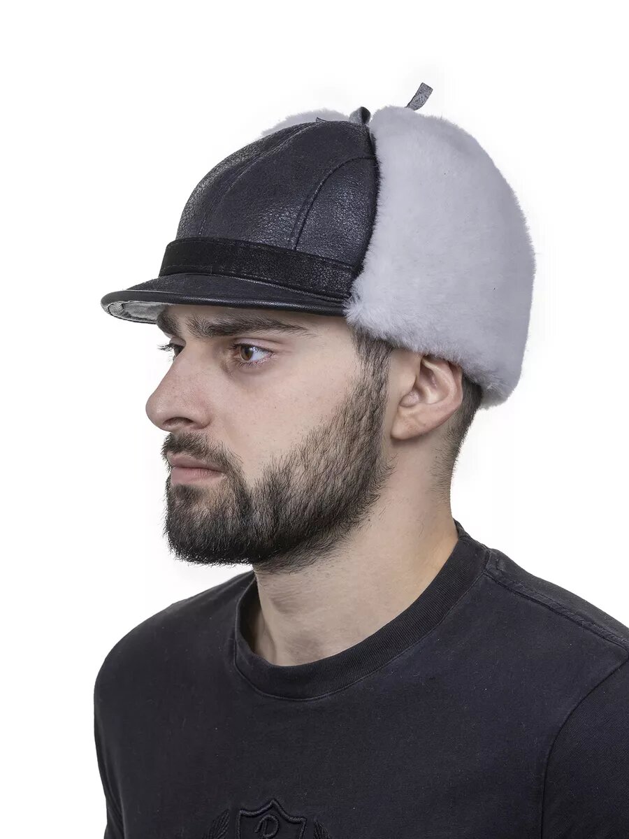 Шапка-ушанка для мужчин
