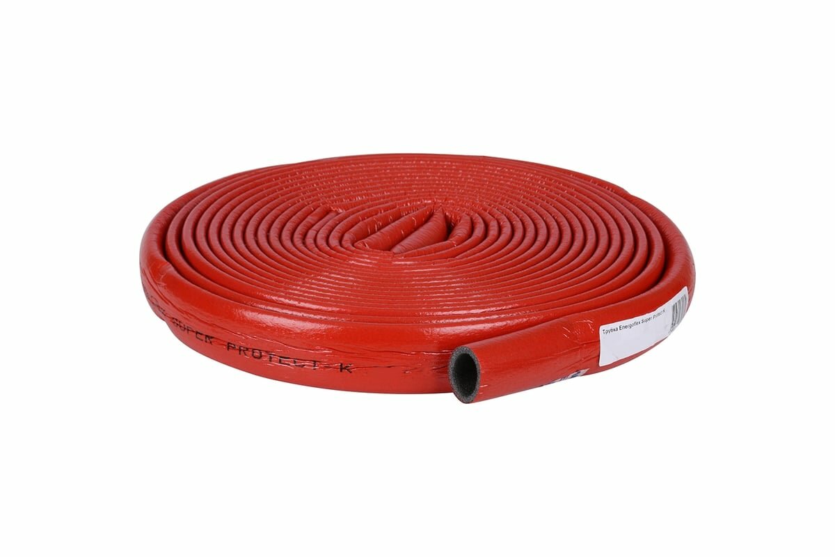 Energoflex Теплоизоляционная трубка для скрытой прокладки красная 18/4-11м для систем