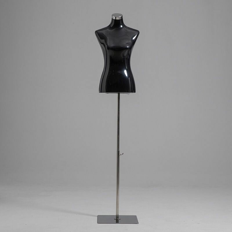 Манекен для верхней части тела "Мужские и женские модели", черно-белый, с платформой