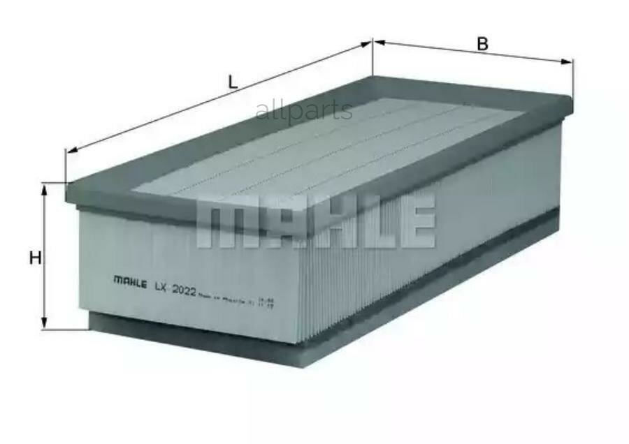 MAHLE LX2022 Ограниченное наличие. Фильтр воздушный