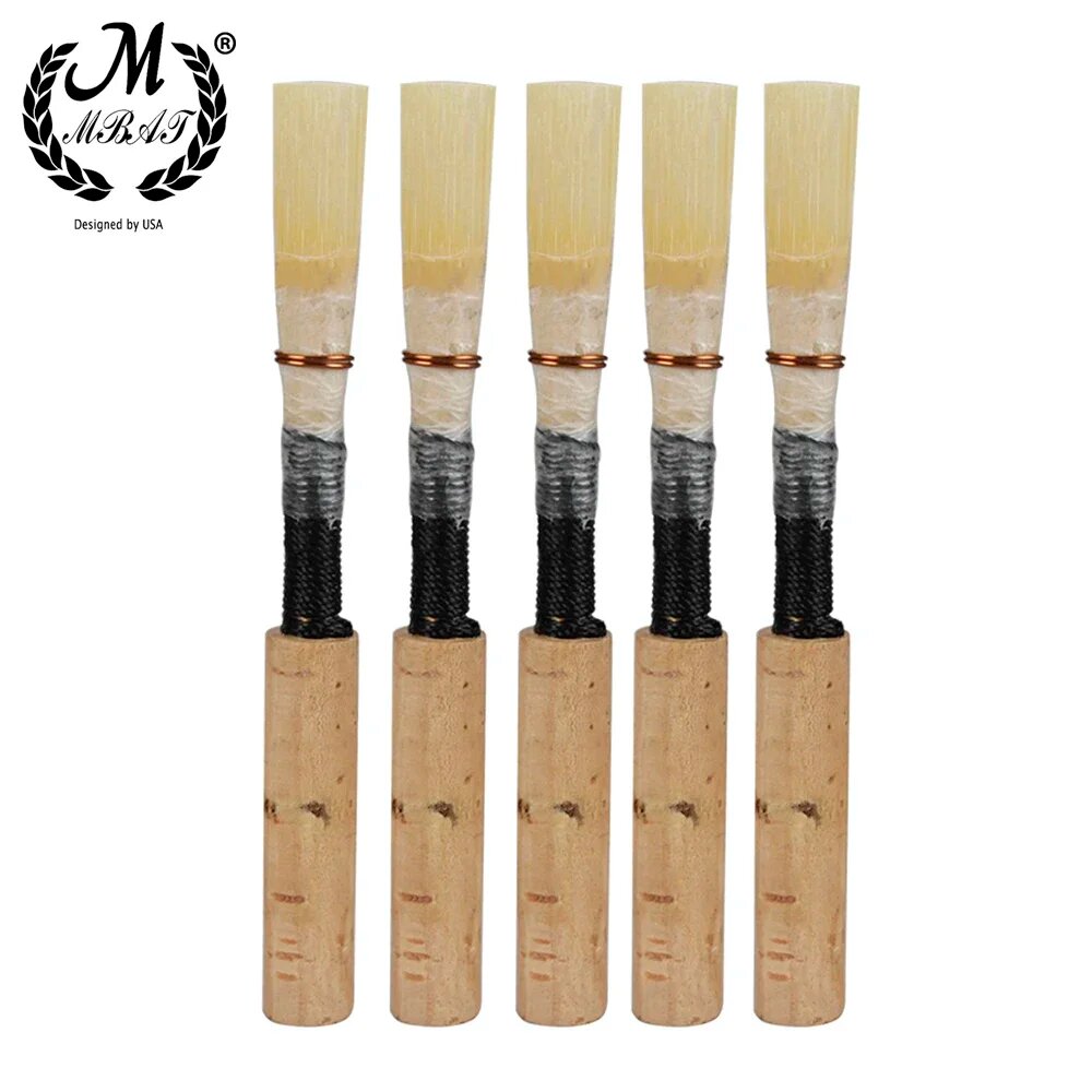 Трость для гобоя M MBAT, Black Line, 5 шт
