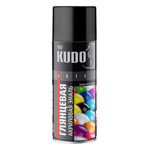 Эмаль аэрозольная Kudo Arte синяя глянцевая RAL 5005 520 мл