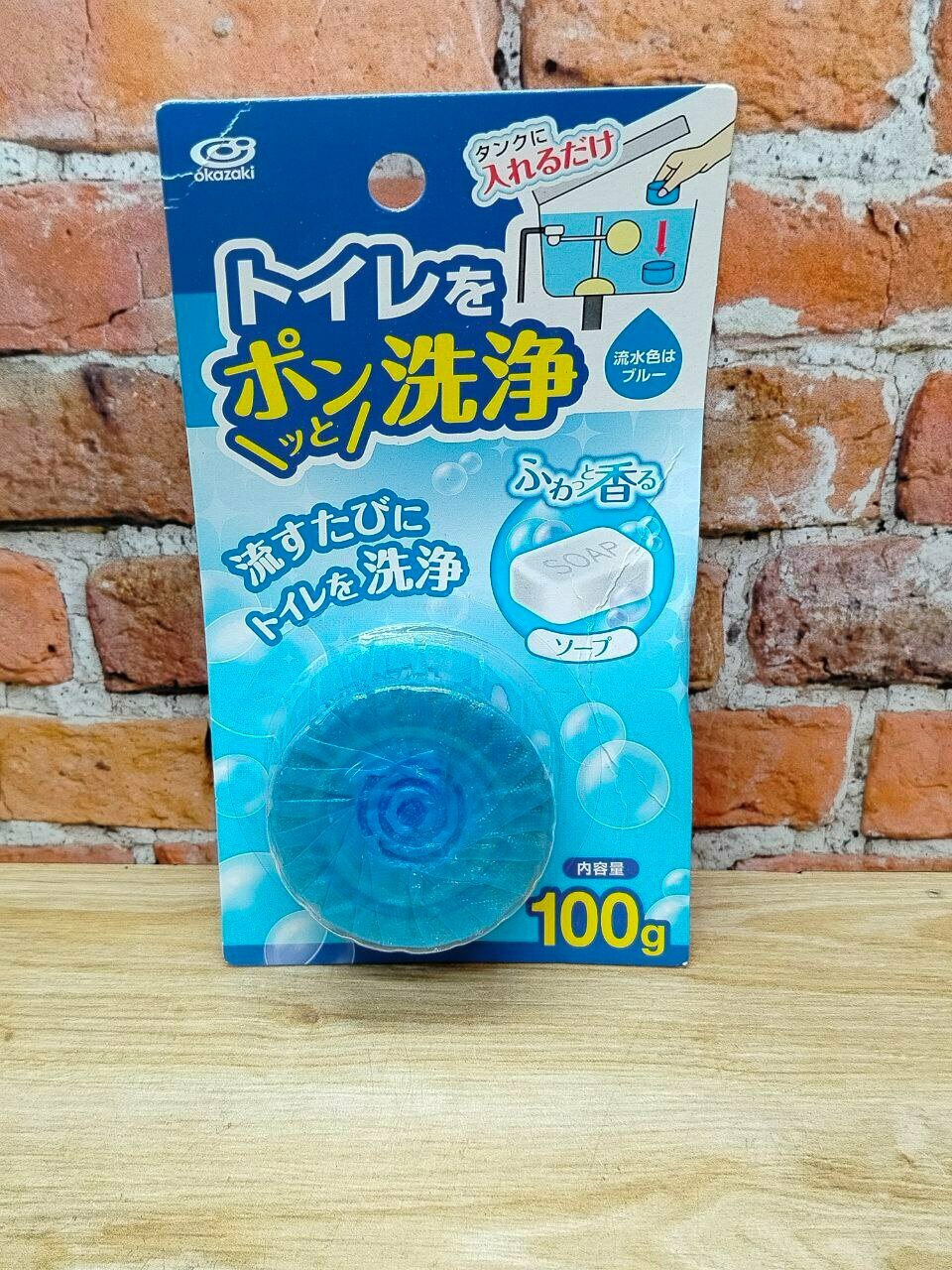 Okazaki Таблетка для сливного бачка с мылом 100 гр