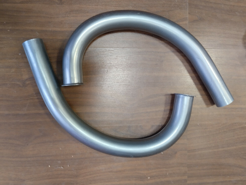 Колено глушителя ИЖ Планета-4, ИЖ Планета-3, 2шт.