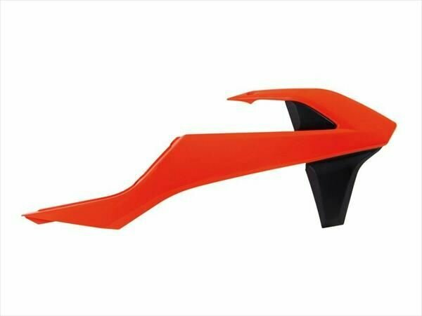 Боковины радиатора RTech R-CVKTMARNR16 KTM SX125-250 и SXF250-450, SX250, EXC и EXCF и XC-W оранжево-черные для мотоцикла