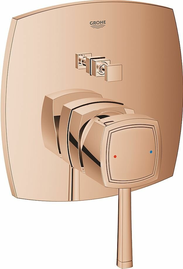 Внешняя часть смесителя для ванны GROHE Grandera, теплый закат глянец (24068DA0)
