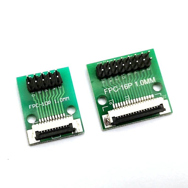 FPC 16P 1.0мм адаптер платы, 16 пинов, Straight Needle
