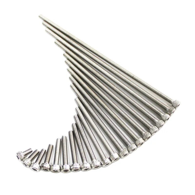 Болты с шестигранной головкой М3-М8 нержавеющая сталь 150mm, M5 4pcs