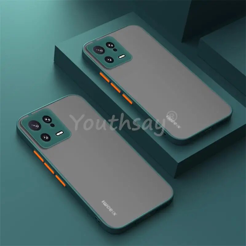 Для Xiaomi 13 Pro чехол силиконовый матовый резиновый полупрозрачный защитный чехол для телефона Xiaomi 13 Pro 12 Pro 12T 12X 12 Lite Cover