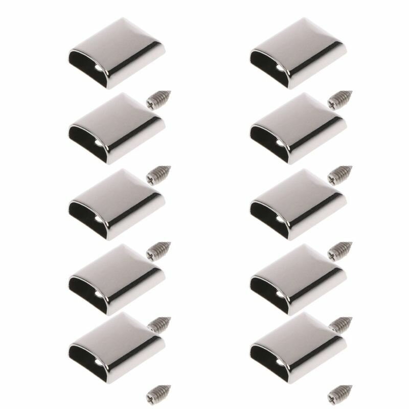 10 металлических застежек-молний для рукоделия, хвостовые зажимы с пряжкой и стопорной заглушкой, набор для DIY сумок и кожаных аксессуаров