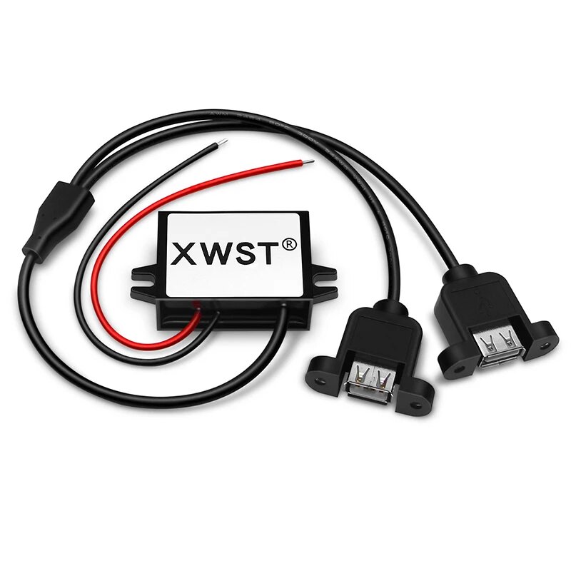 Конвертер XWST XW-0855-5-USB 8-55В в 5В 3А Dual Ear USB