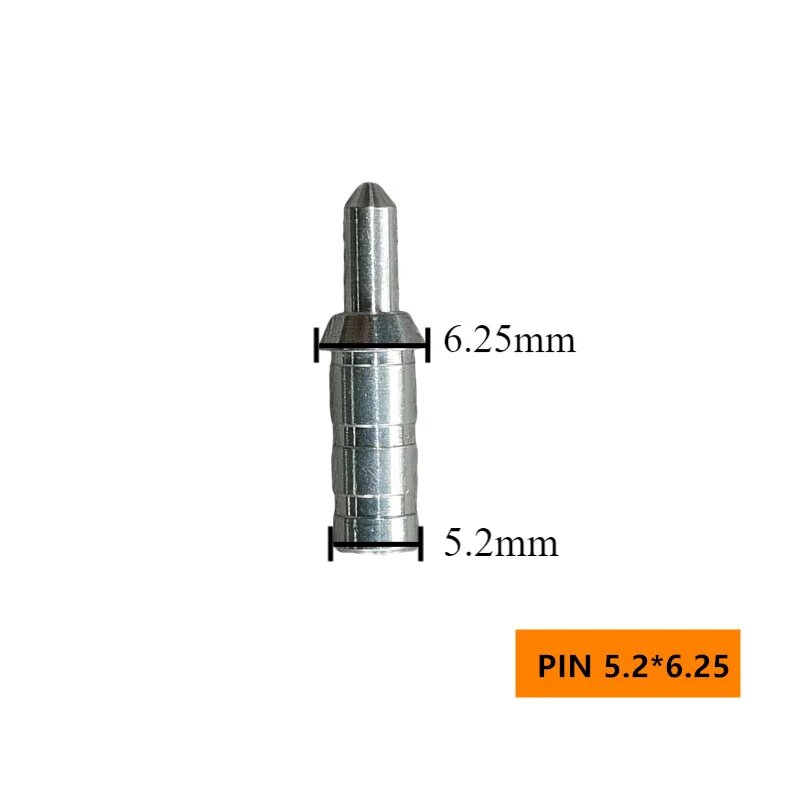 50 шт. алюминиевых стрел для луков 4.2/5.2/6.2 мм 5.2 OD 6.25mm