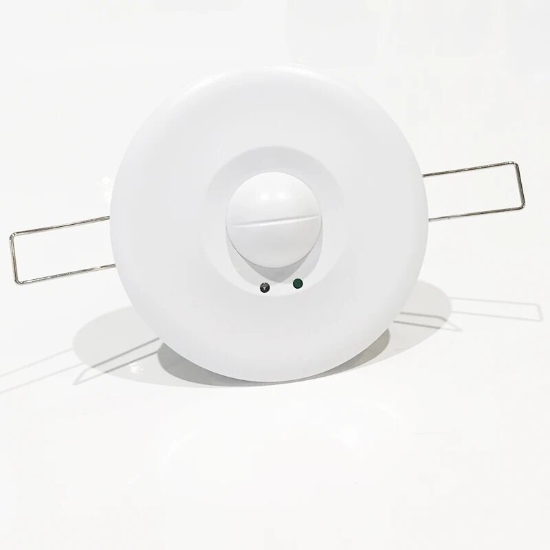 Датчик движения микроволнового радарного типа DC12-24V, потолочный индукционный выключатель, светодиодный датчик движения для освещения.