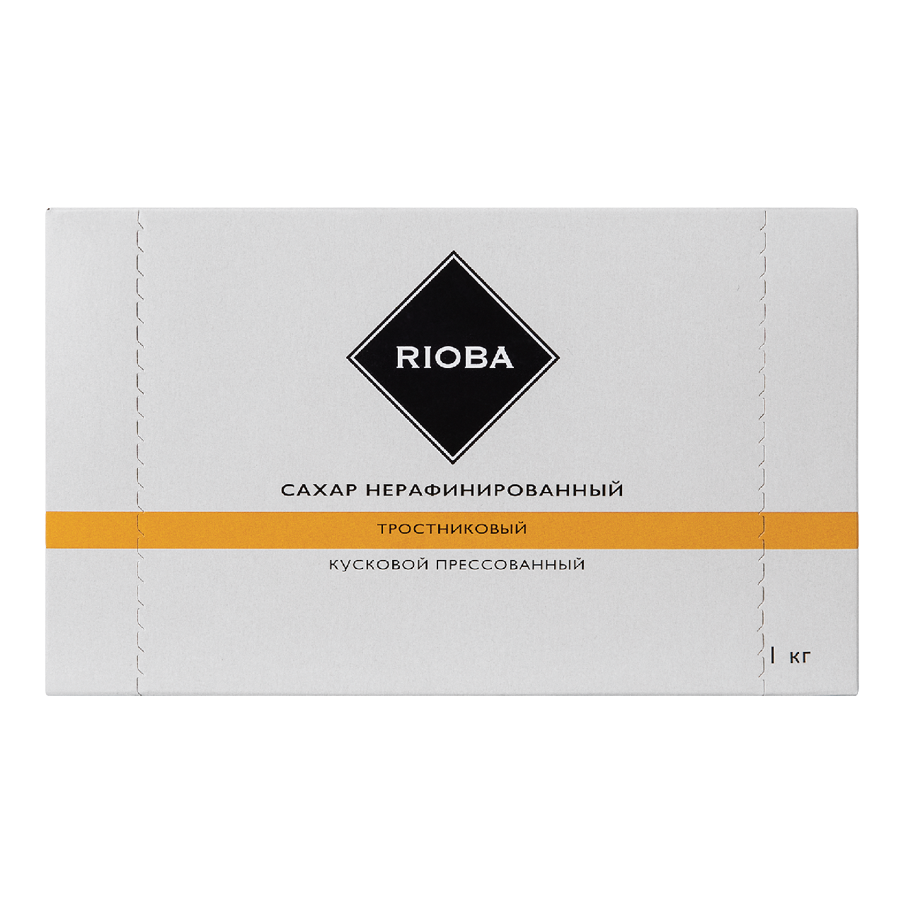Сахар тростниковый коричневый Rioba, 1 кг