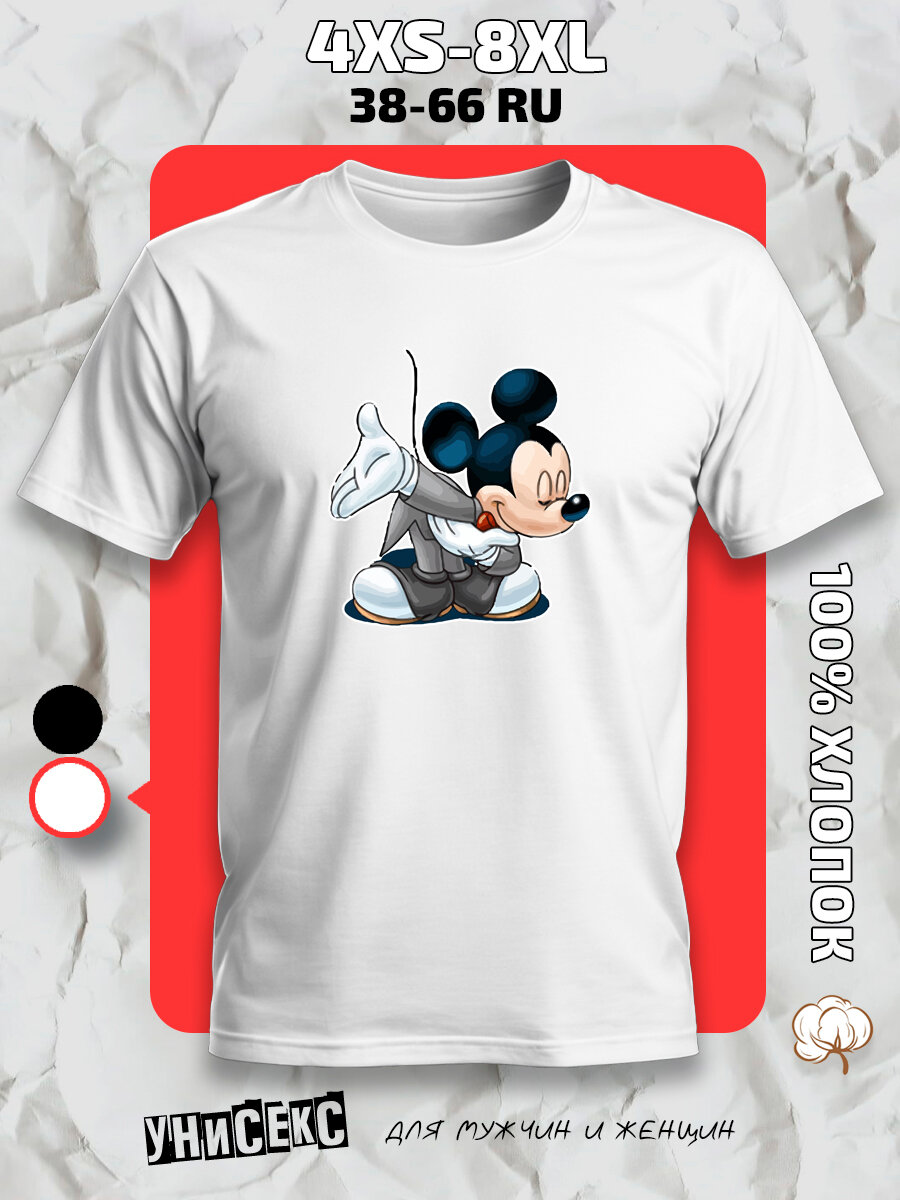 Футболка с принтом Микки Маусом
