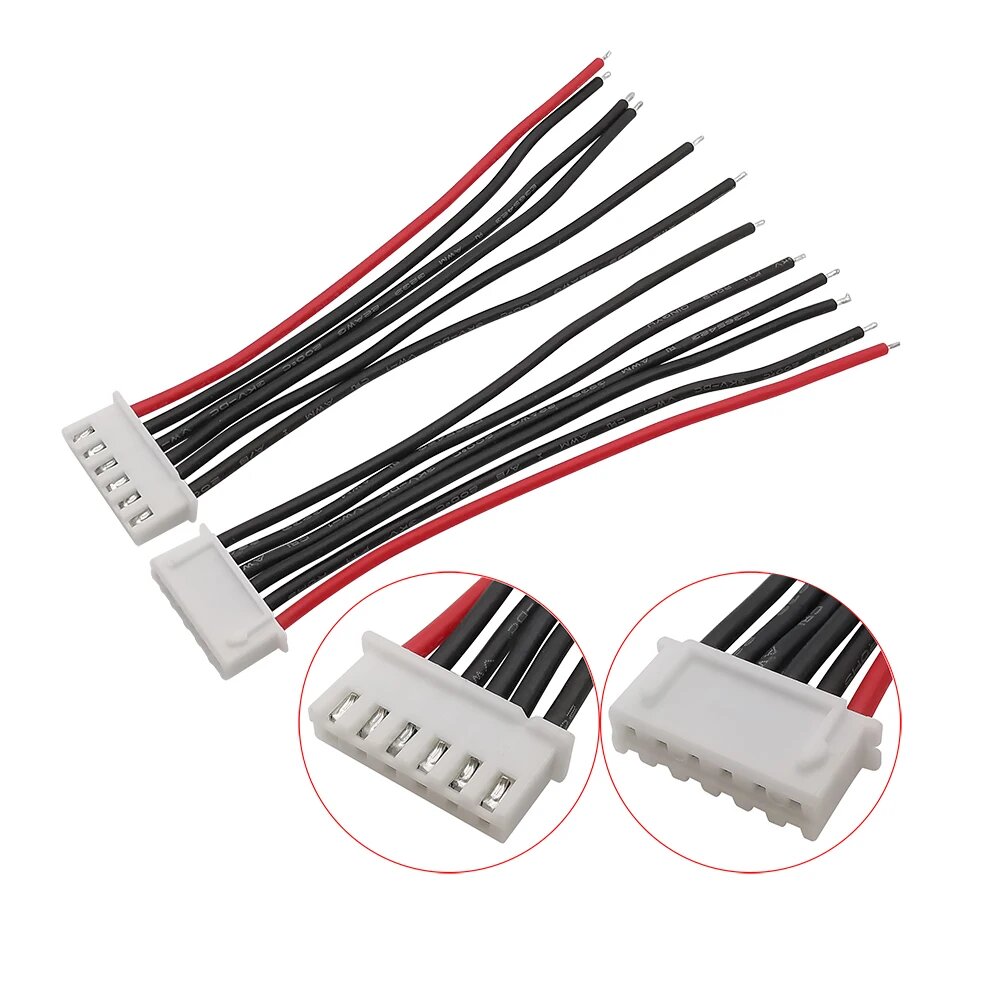 Кабель балансировочный JST XH 5S 6Pin, 20CM, 10шт