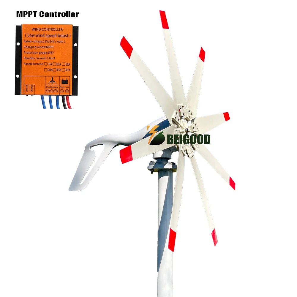 BEIGOOD Горизонтальный ветряной генератор 3000 Вт 48 В