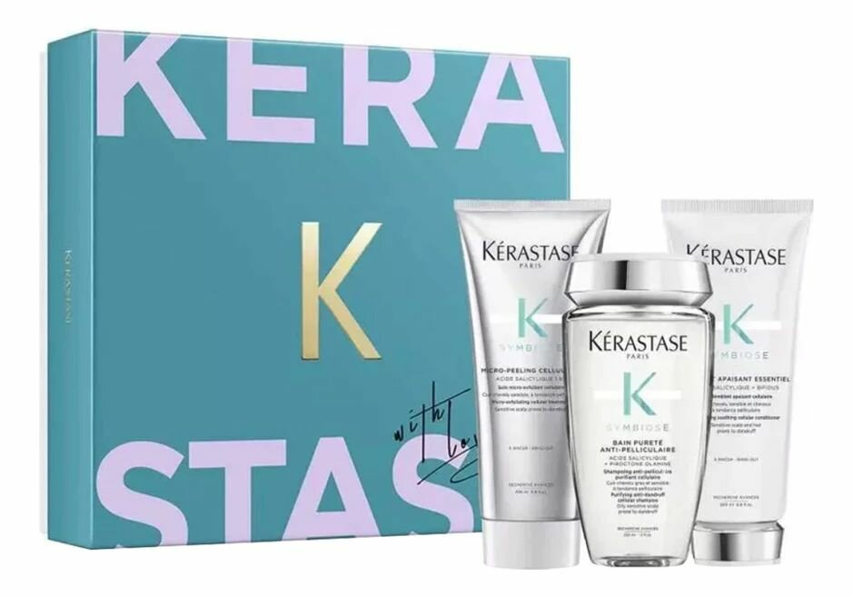 KERASTASE Набор подарочный SYMBIOSE (Шампунь 250мл *Кондиционер 200мл*Пилинг 200мл)