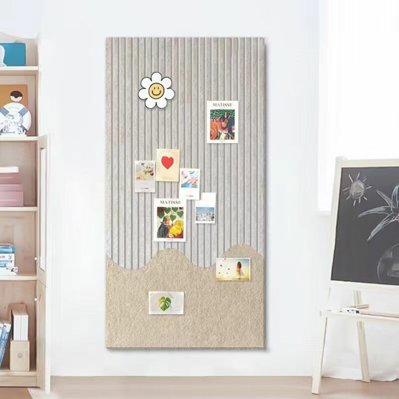 Bойлочная плита, Доска для заметок на стену из ЭКО-войлока, Фетровая фотостена