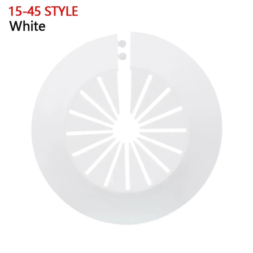 Декоративные крышки для труб из ПП White-15-45 Style