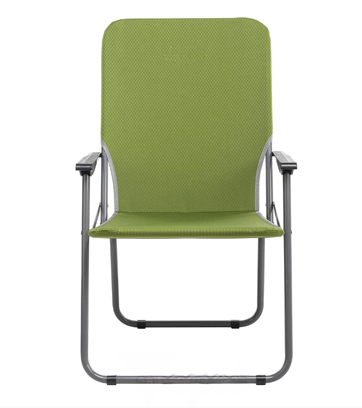 Кресло складное (стальная труба д.19) зеленый ромб (T-N-SK-01-G) NISUS (Тонар)