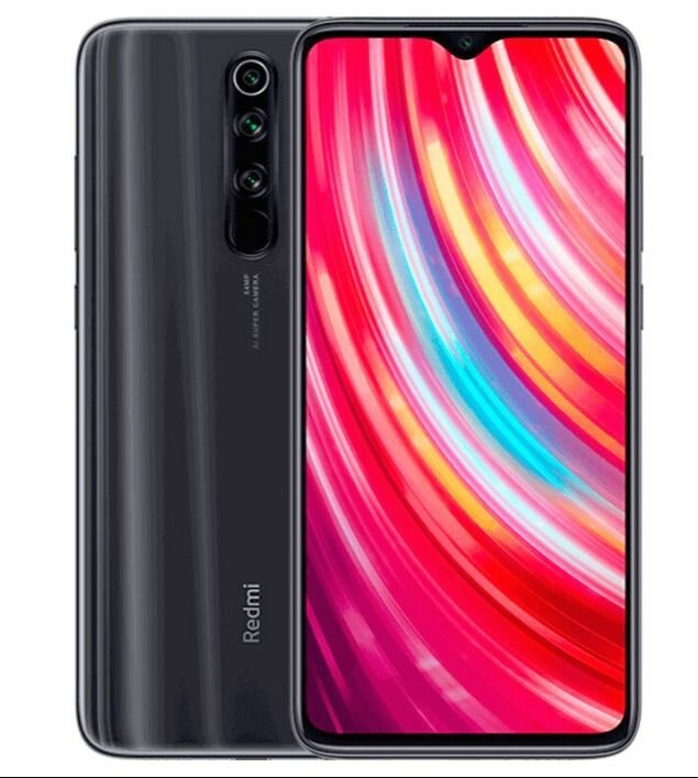 Redmi Смартфон Redmi Note 8 Pro NFC 6GB 64GB/128GB 4G смартфон 4500 mAh Global 6/64 ГБ, Nano-SIM, черный матовый
