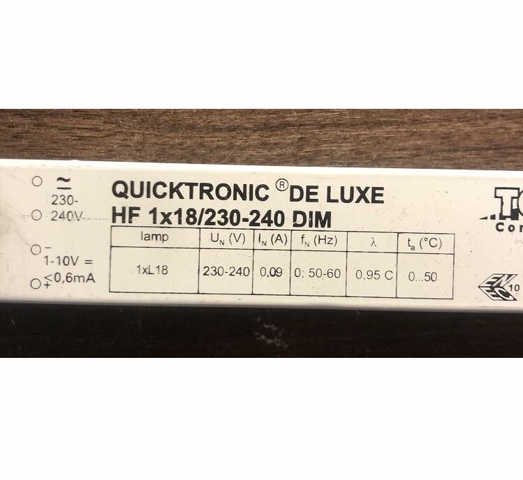 HF 1x18/230-240 DIM Электронный пускорегулирующий аппарат ЭПРА регулируемые для люминесцентных ламп (OSRAM) 4050300319254 (Германия)