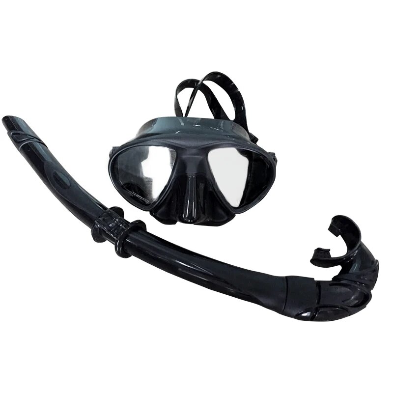 Профессиональная маска для дайвинга с мокрой трубкой mask snorkel set