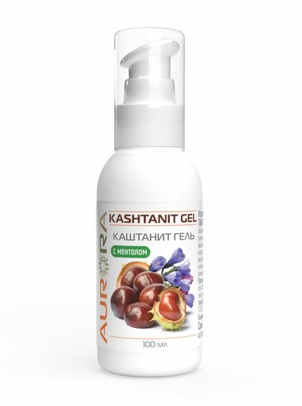 Каштанит Гель от синяков и отеков с ментолом, 100 мл