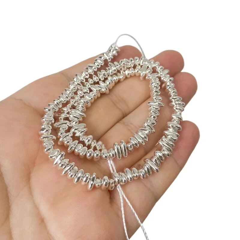 Бусины из серебристого гематита YWROLE 5-8mm about 145pcs