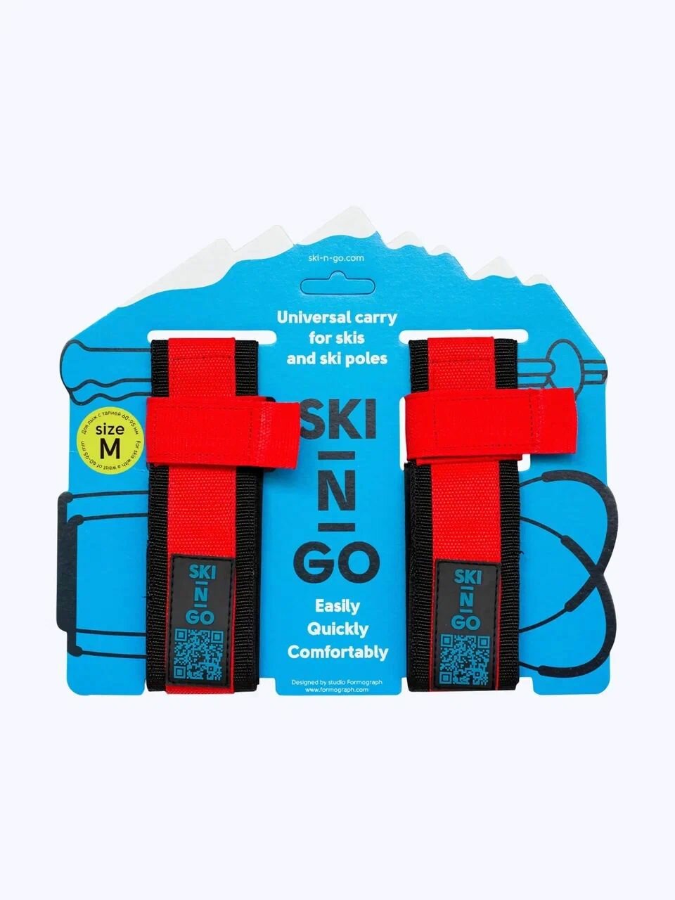 Переноска для лыж и лыжных палок SKI-N-GO - размер: M