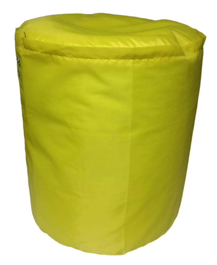 Пуф Мир Пуффов «Цилиндр», цвет Желтый съемный чехол, влагостойкий оксфорд