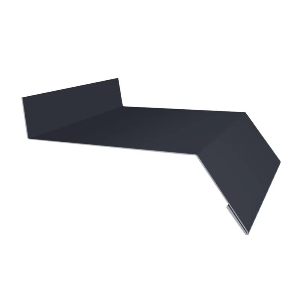 Отлив 100х2000 мм графитовый серый RAL 7024 Grand Line 441352