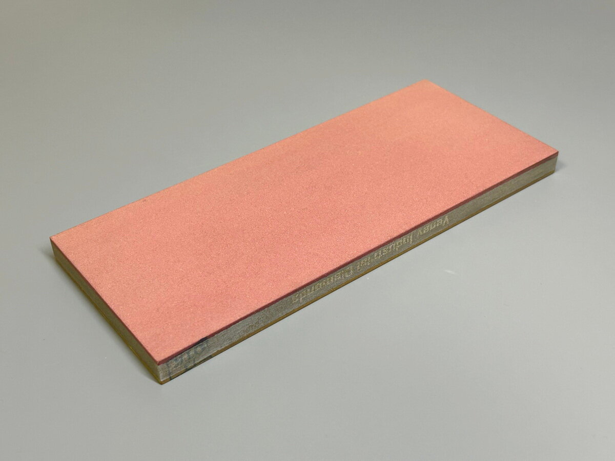 Алмазный 2-х сторонний брусок VID 20/14-7/5, OSB, C25%, 200х83х10мм для заточки ножей и ножниц. Точильный камень