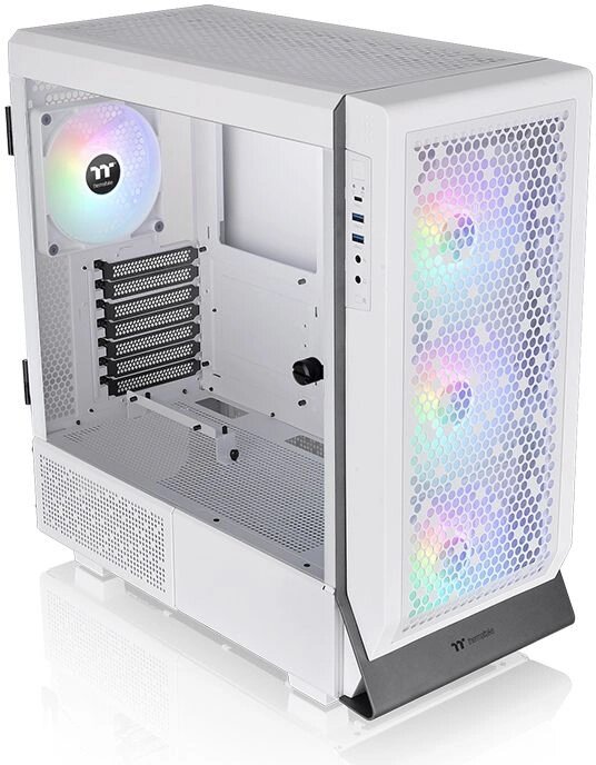 Корпус Thermaltake Ceres 500 TG ARGB белый без БП ATX 7x120m